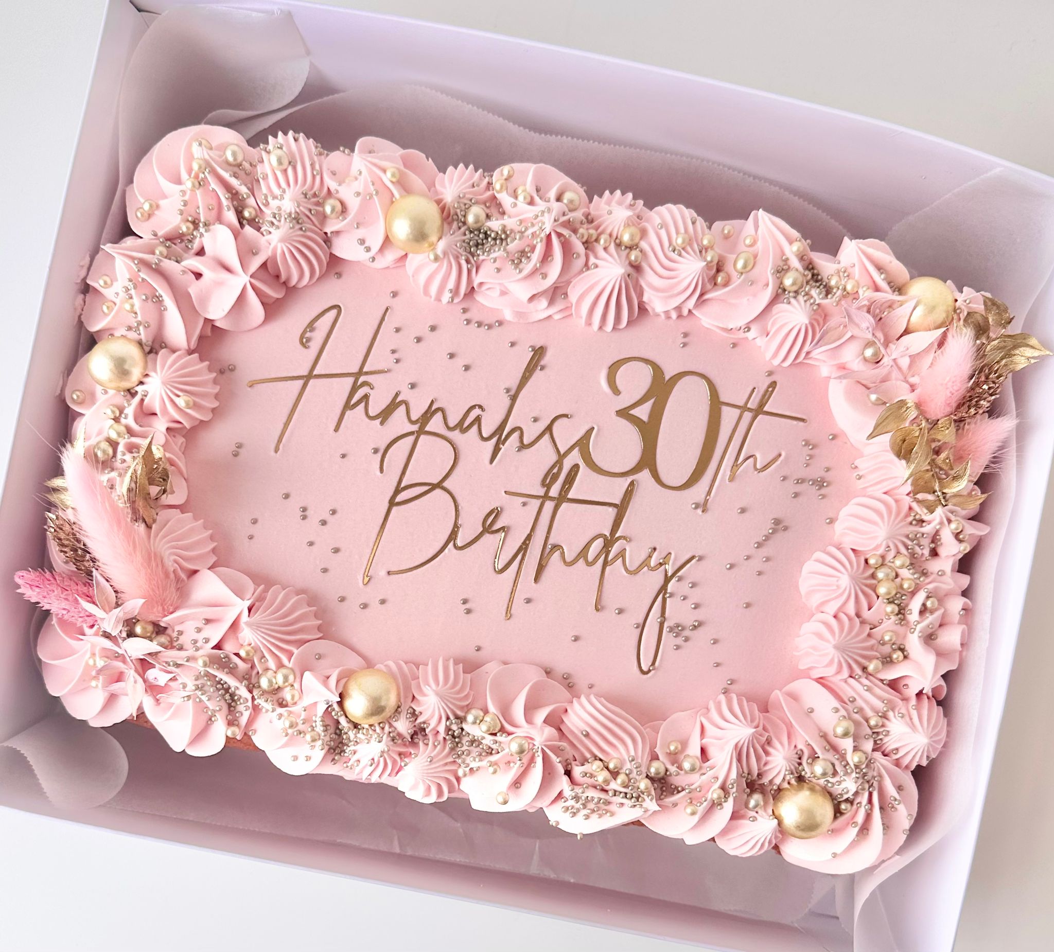 Rectangle Sheet Cake – Bake Me A Treat